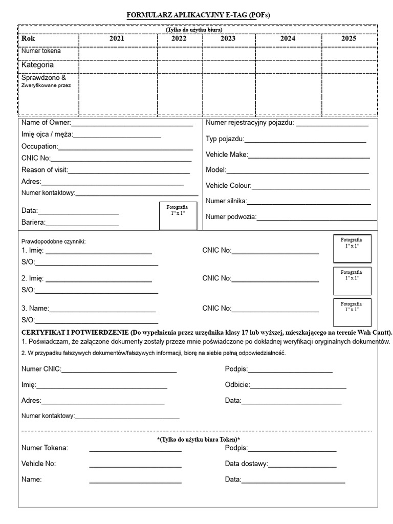 Formularz ETag | PDF