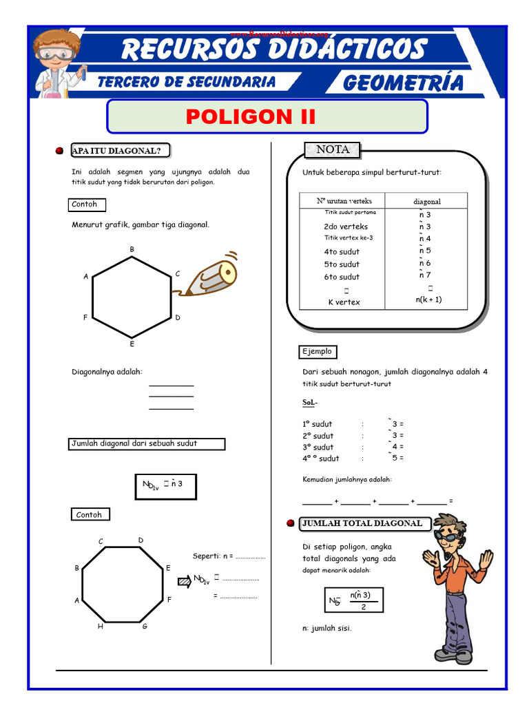 Menghitung Diagonal pada Poligon | PDF