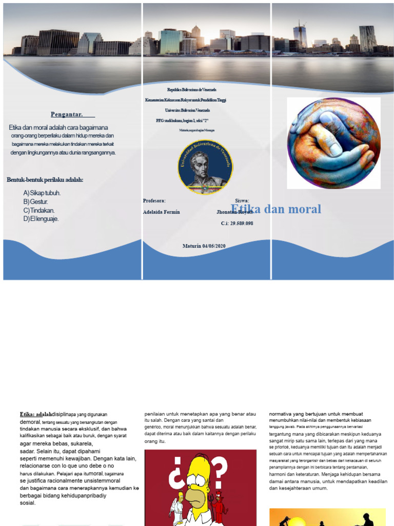 Etika dan Moral: Definisi dan Perbedaan | PDF