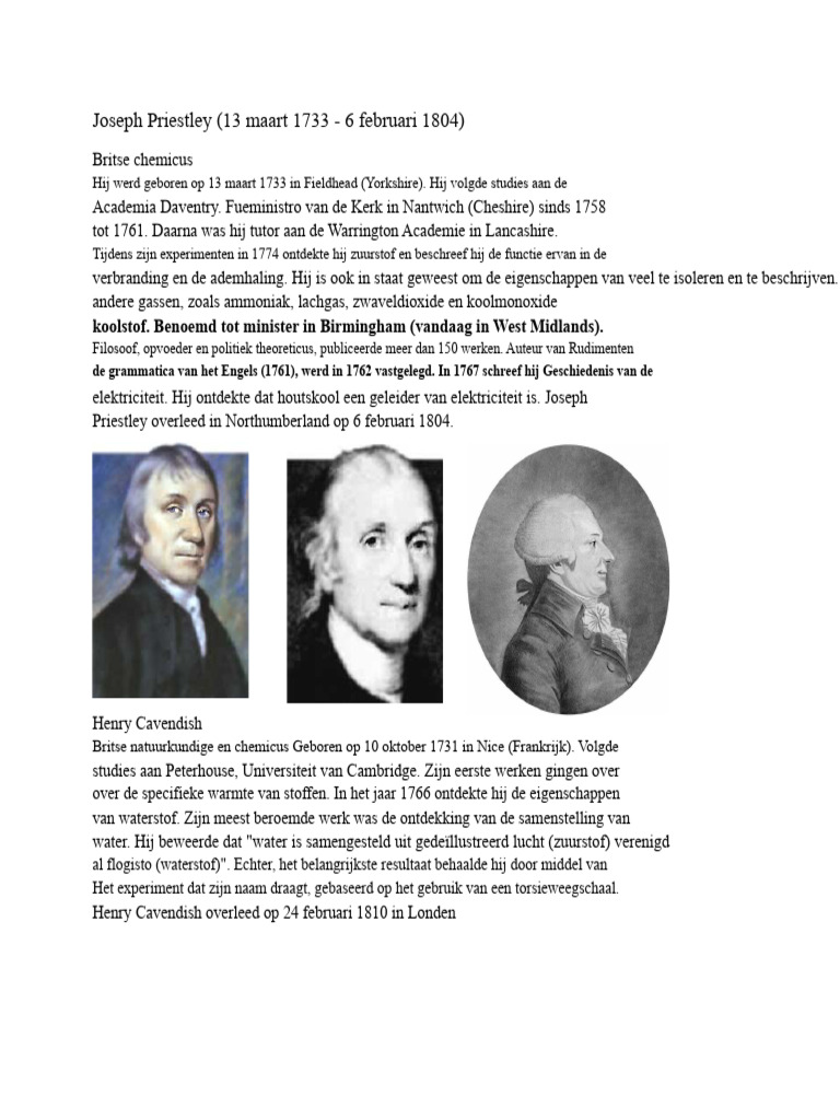 Joseph Priestley | PDF