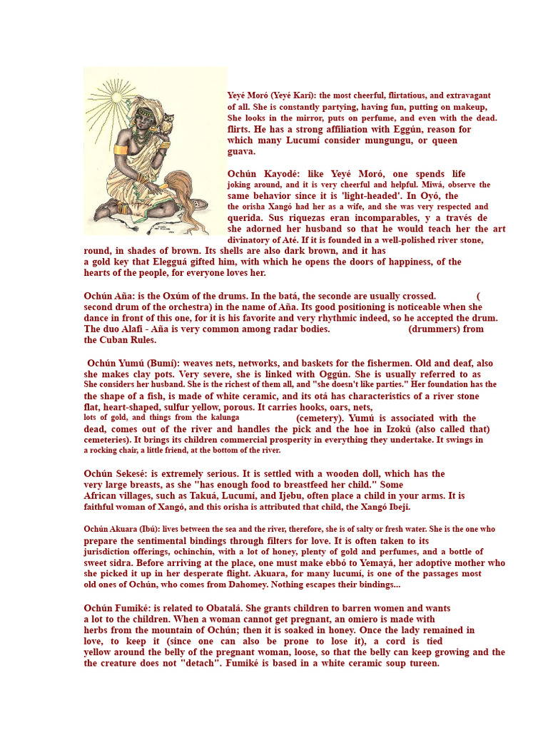 Ochun Roads Yeyé Moró | PDF