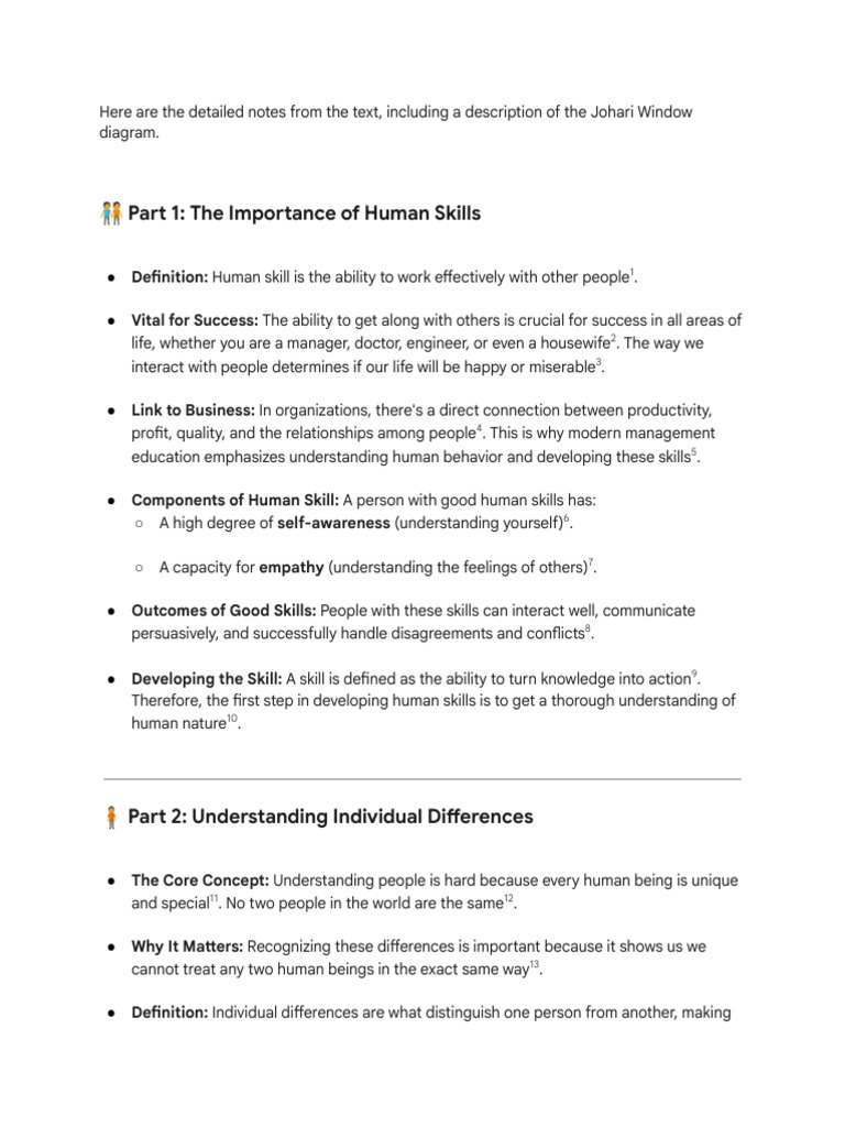 Include Diagram of Johari Window | PDF | Extraversion And Introversion ...