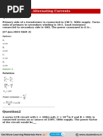 JEE Advanced (Matrix Match and Integer Answer)_ Moving Charges and ...