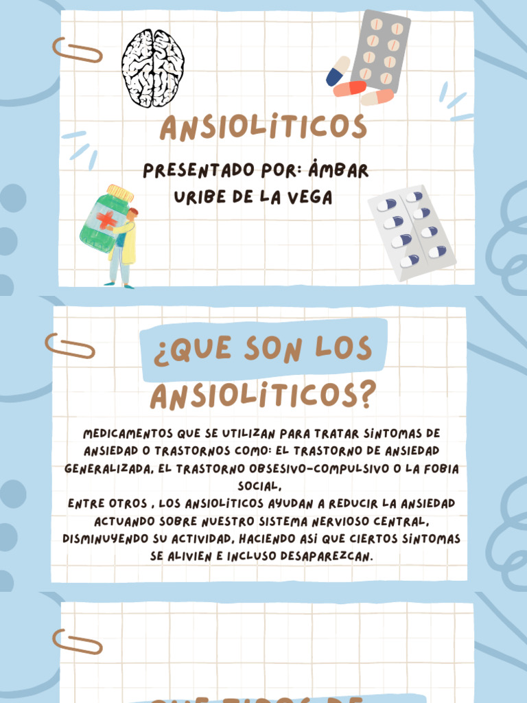 Guía Completa sobre Ansiolíticos | PDF | Benzodiazepinas | Antidepresivo