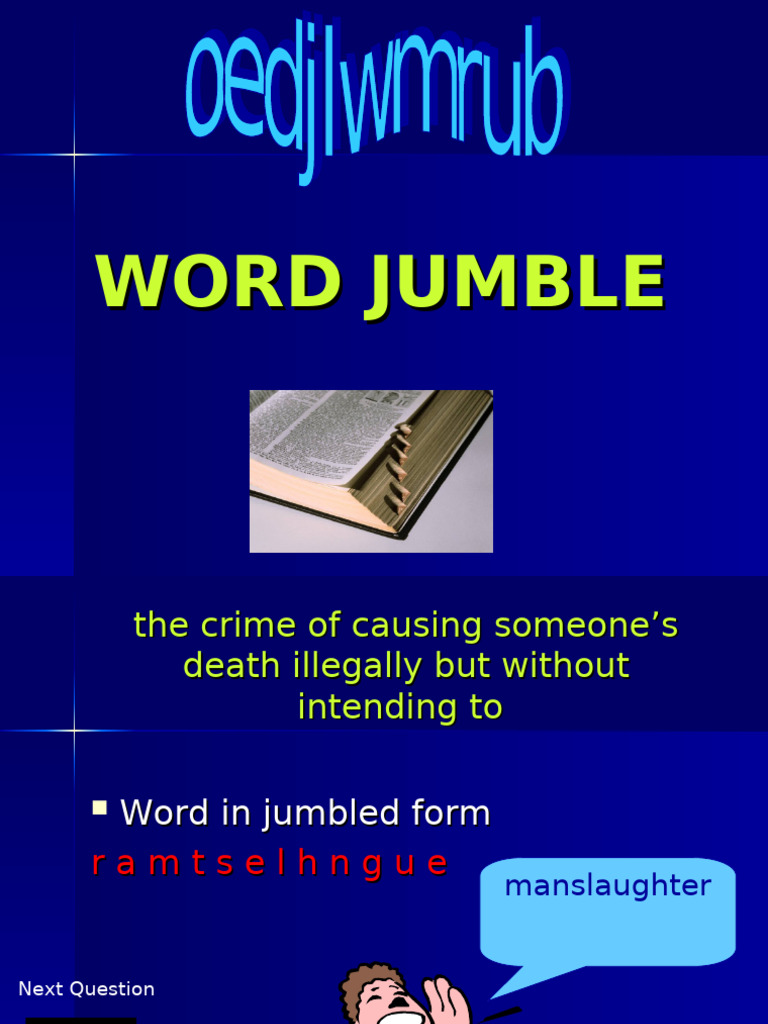 Crime Vocabulary Word Jumble Game | PDF | Prison | Juvenile Delinquency