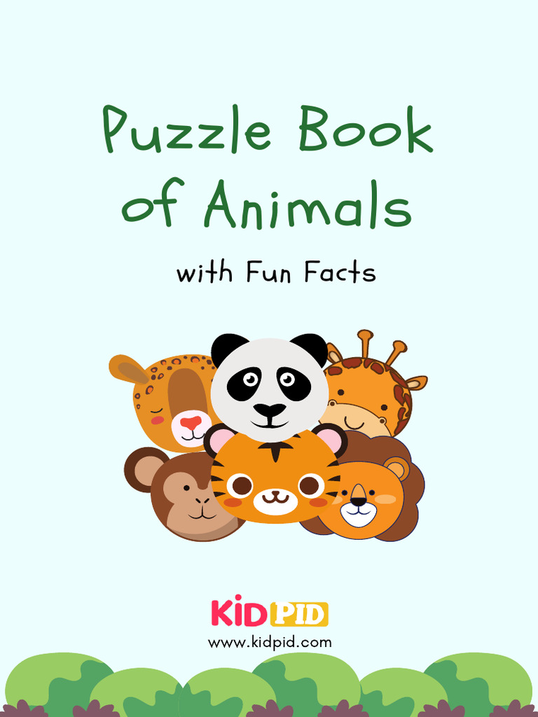 Animal Puzzle Book with Fun Facts | PDF | Zoology