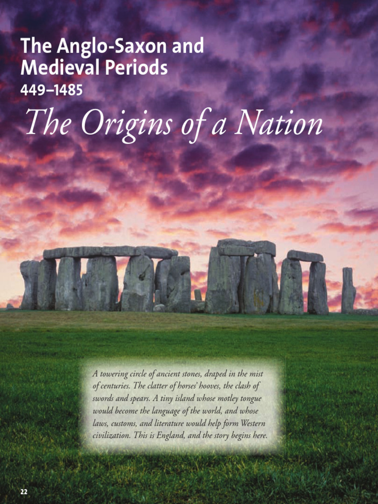 Unit 1 The Anglo-Saxon and Medieval Periods | PDF | King Arthur | Beowulf