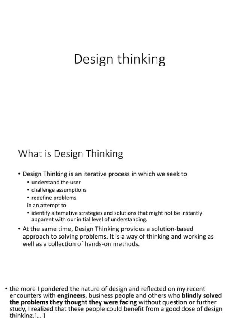 Design Thinking | PDF