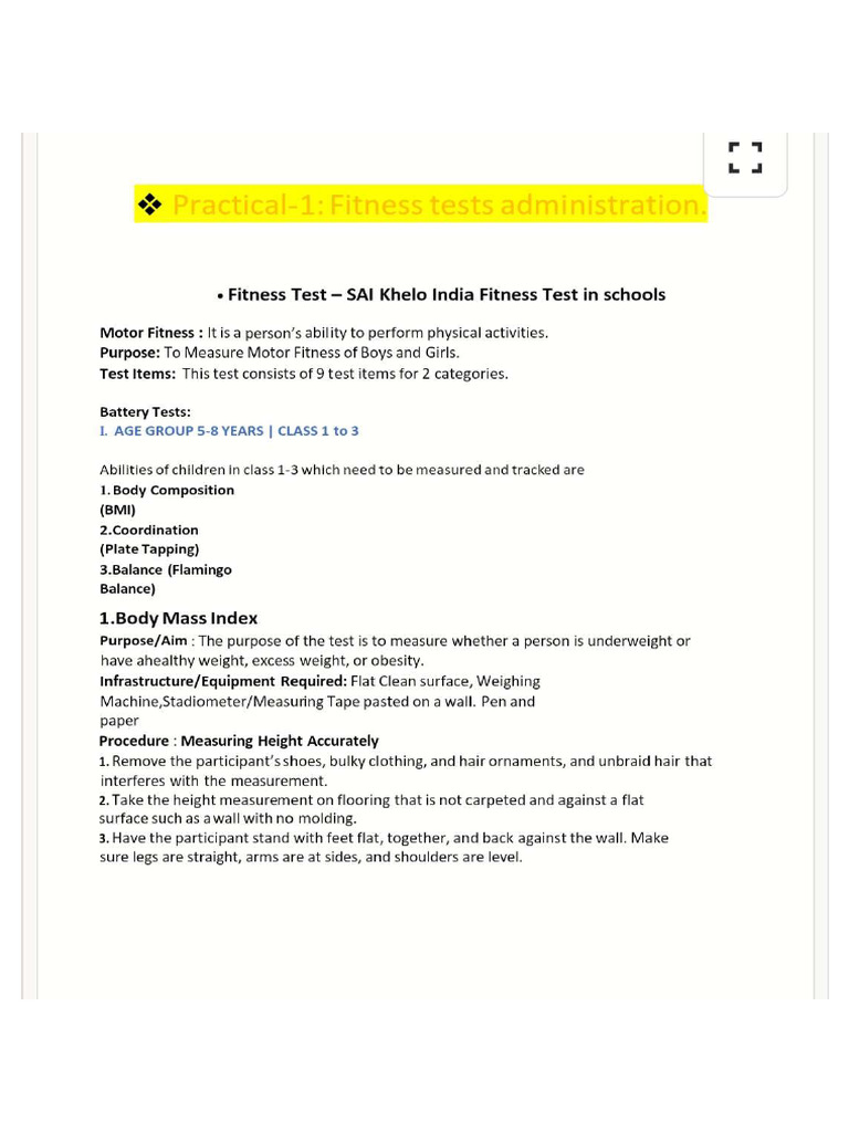 P.E. Practical File PDF | PDF