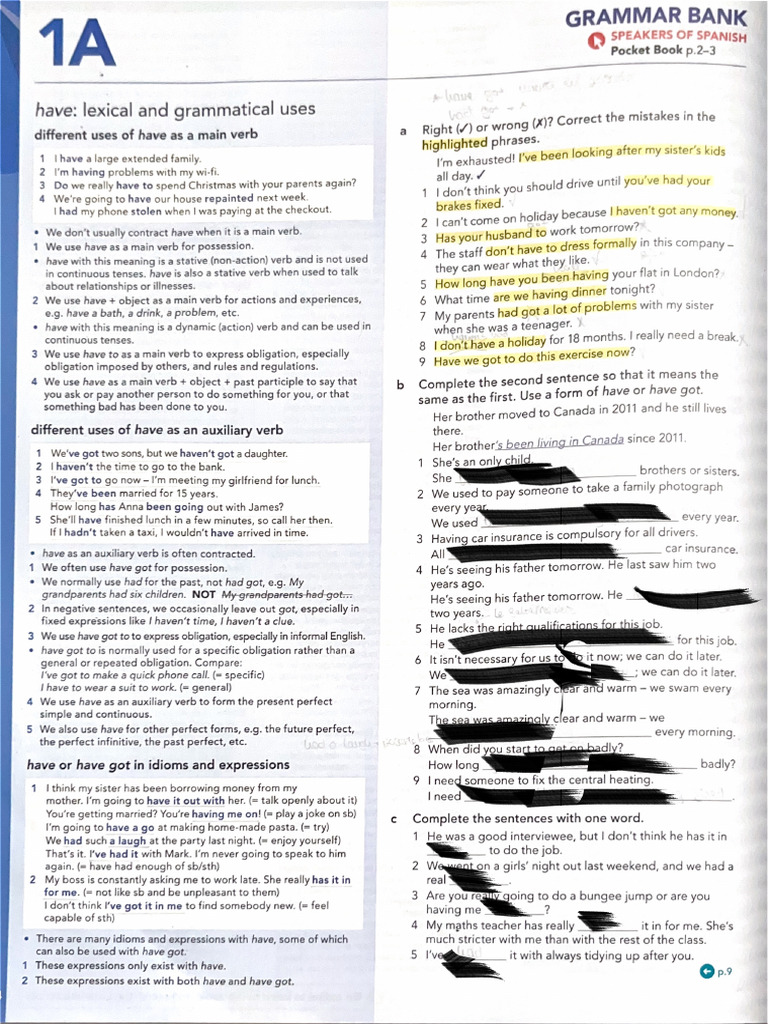 Have Grammar 2 | PDF