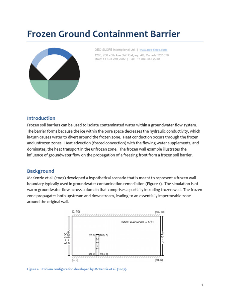 Frozen Ground Containment Barrier | PDF | Heat | Porosity