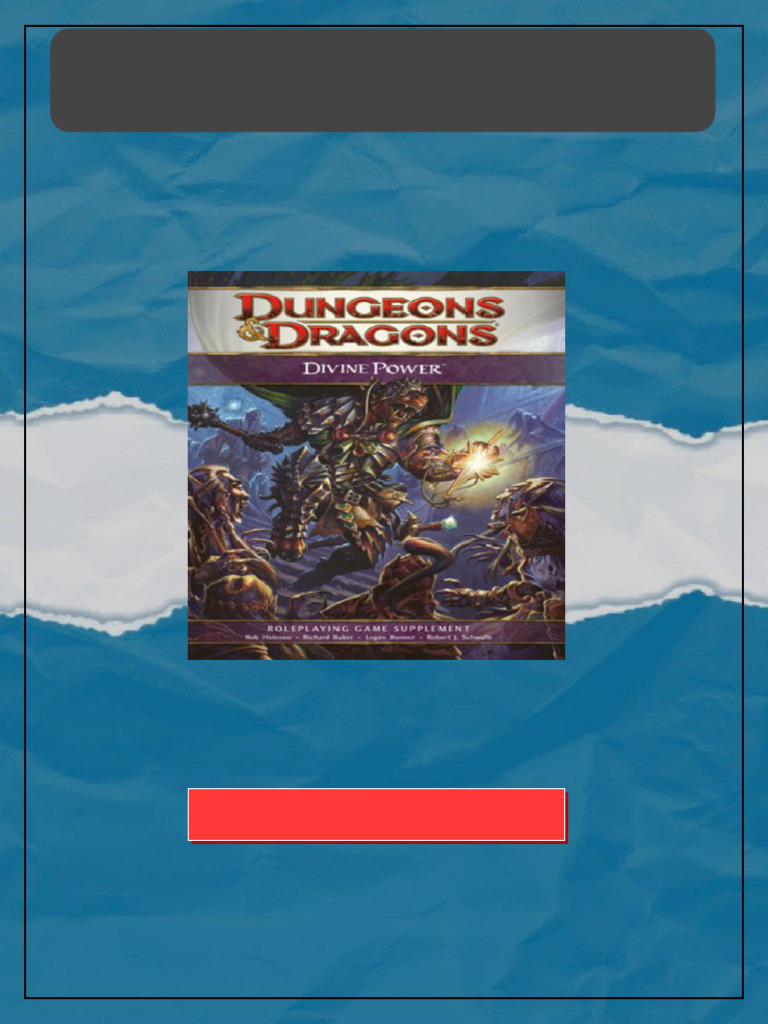 Divine Power Dungeons Dragons Wizards Of The Coast Team all chapters ...