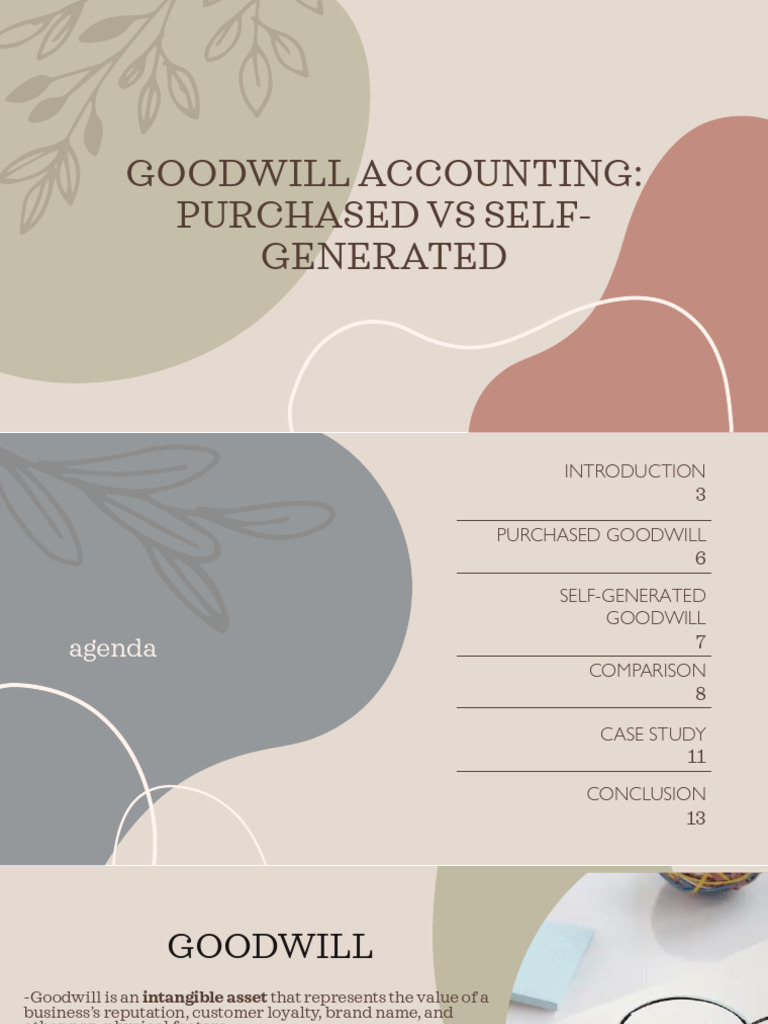 Goodwill Accounting (1) | PDF | Goodwill (Accounting) | Valuation (Finance)