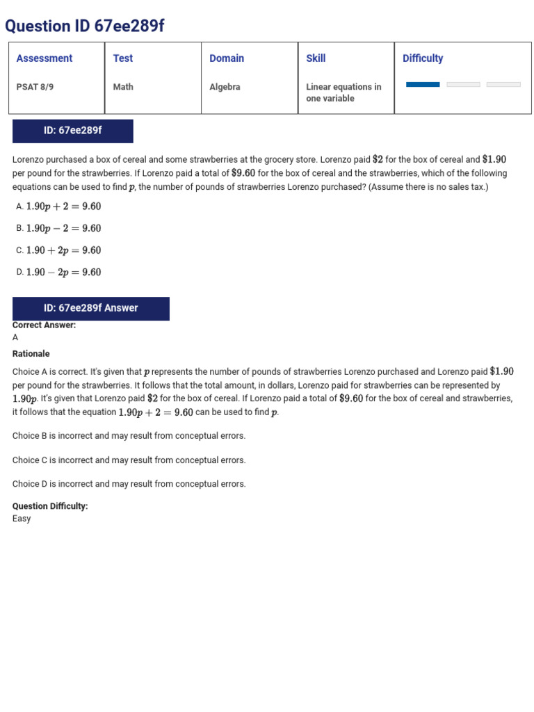 Algebra - linear equations in one variab | PDF | Equations | Algebra