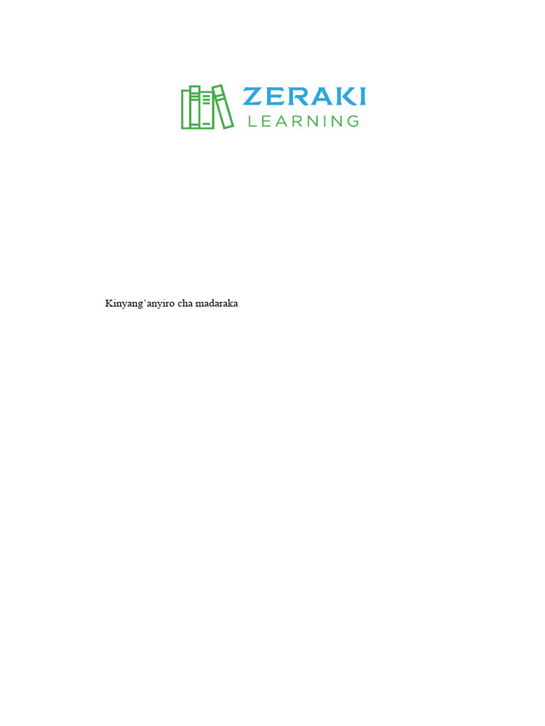 Kiswahili - Kiswahili Form 2 - Zeraki Achievers 3.0 - Marking Scheme | PDF