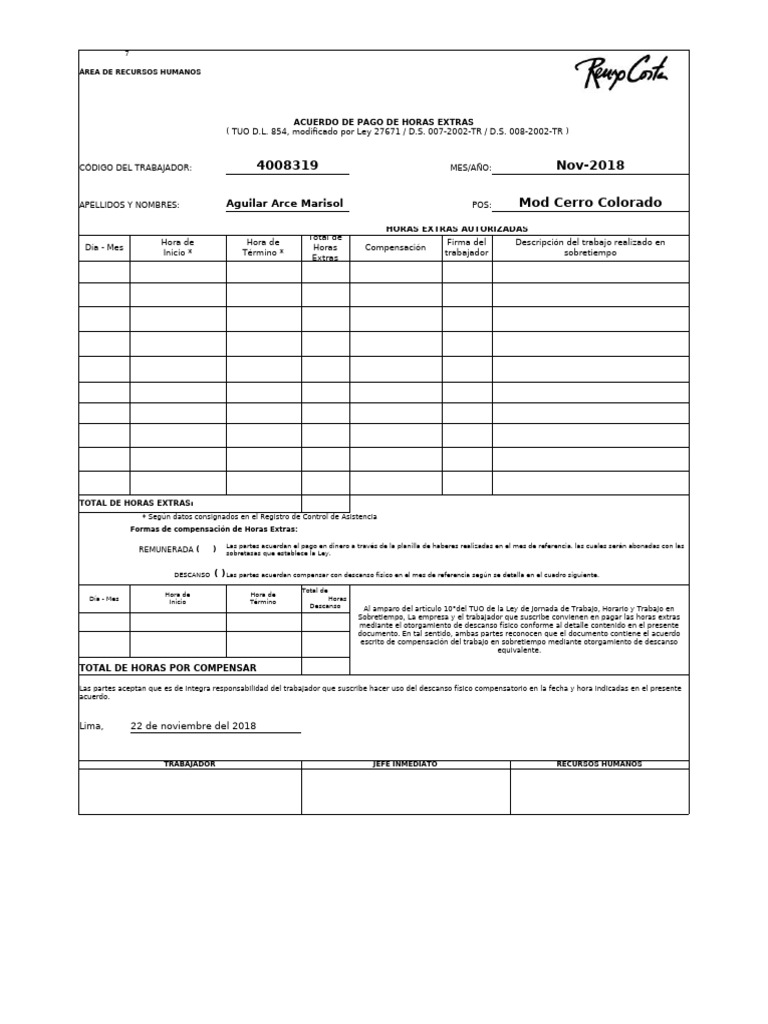 Nuevo Formato De He 2 Marisol Pdf