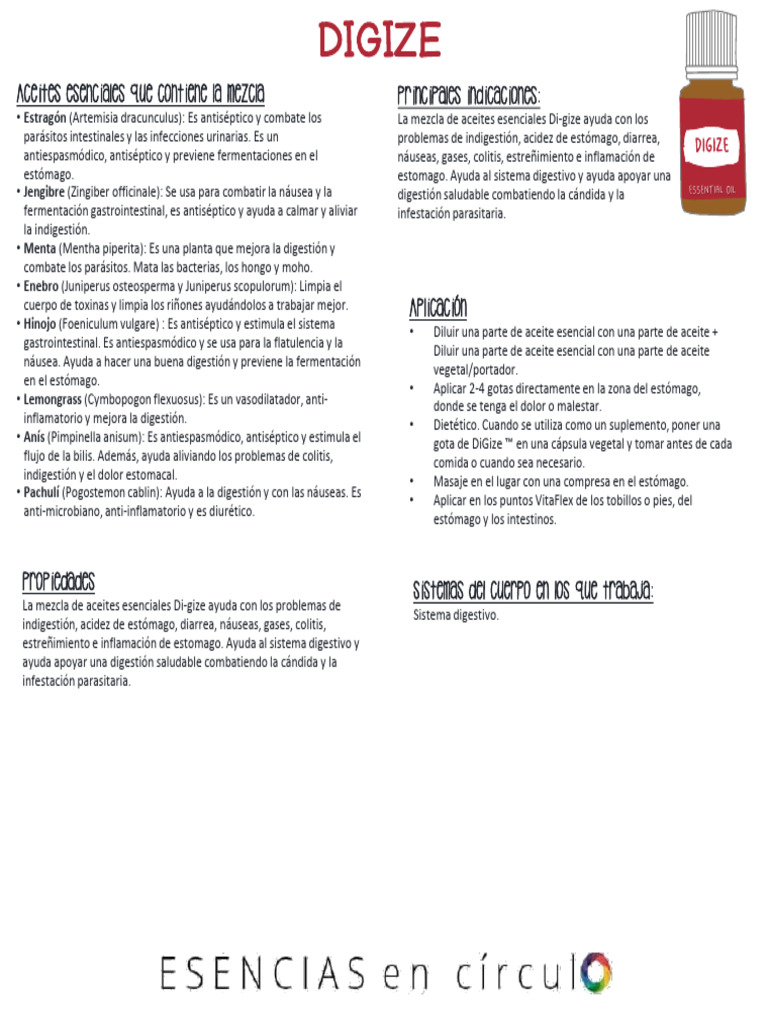 Ficha Di Gize | PDF | Digestión | Diarrea