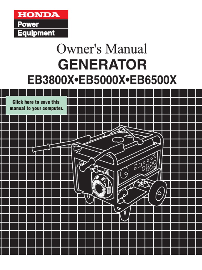 Honda Generator | PDF | Mains Electricity | Gasoline