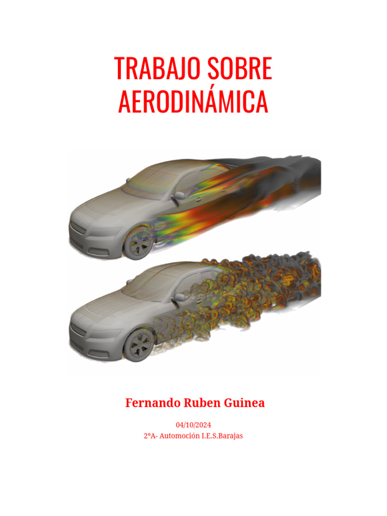 Trabajo Sobre Aerodinamica Fernando Ruben Guinea | PDF | Eje | Aerodinámica