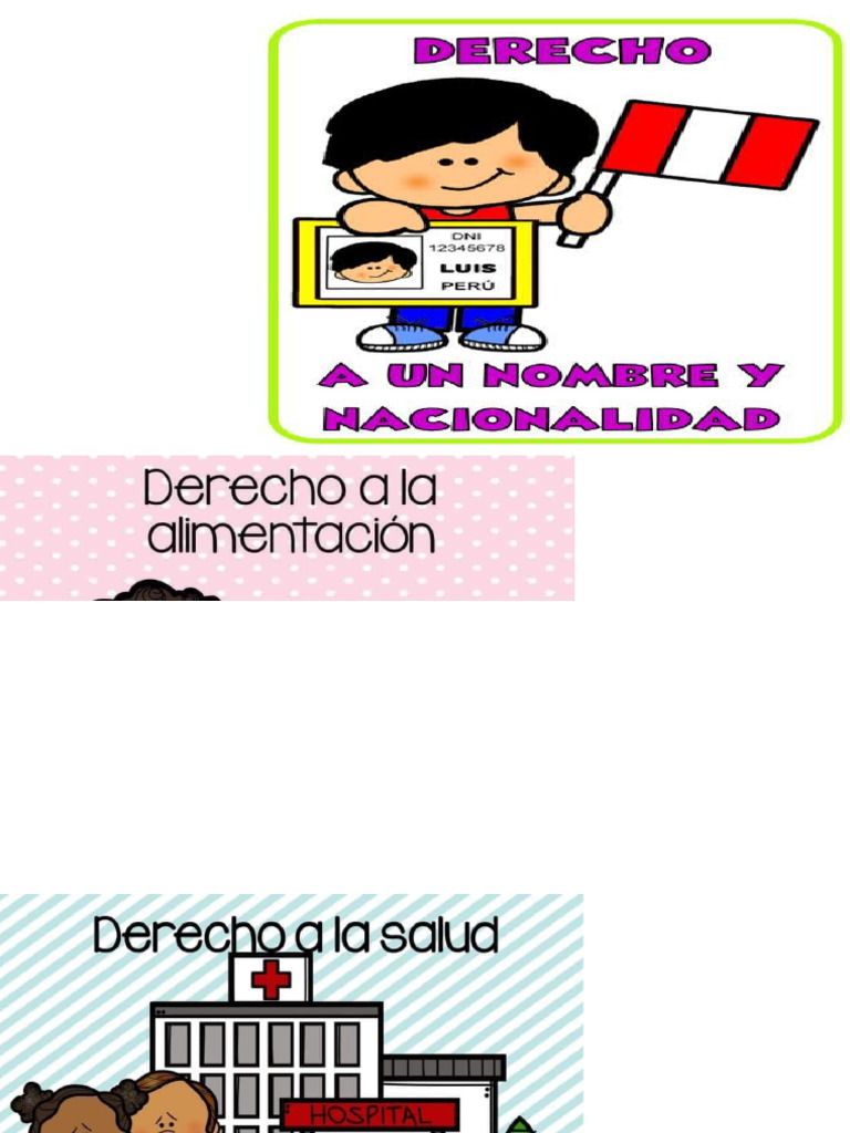 Derechos del Niño: Actividades Interactivas | PDF