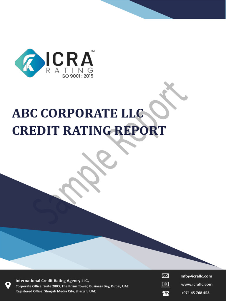 Global Rating Sample - Corporate Rating Ver Oct 2023 | PDF | Credit ...