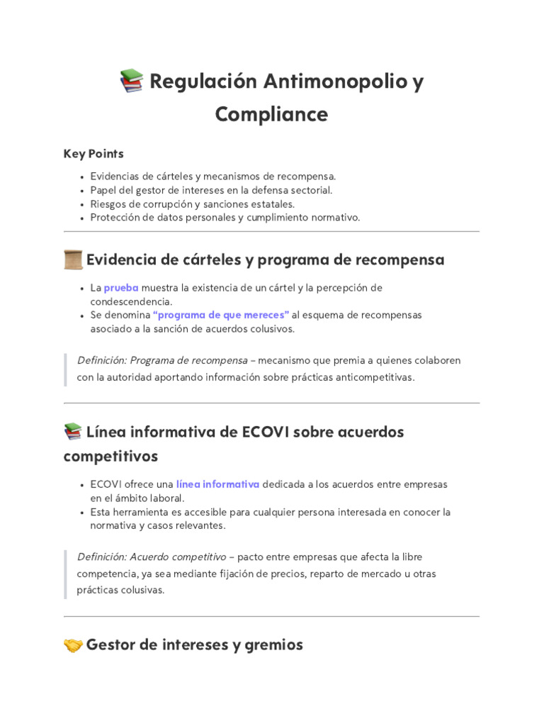 Cartel Evidence and Antitrust Compliance | PDF | Ley de Competencia ...