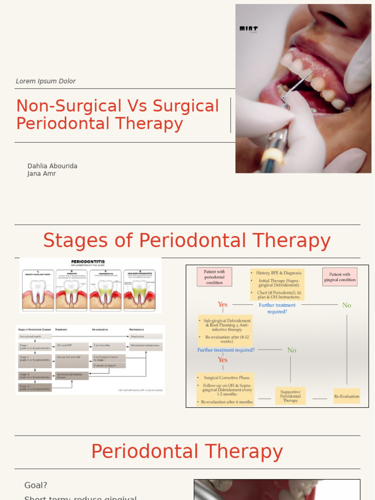 Non-Surgical vs Surgical Periodontal Therapy | PDF | Periodontology ...