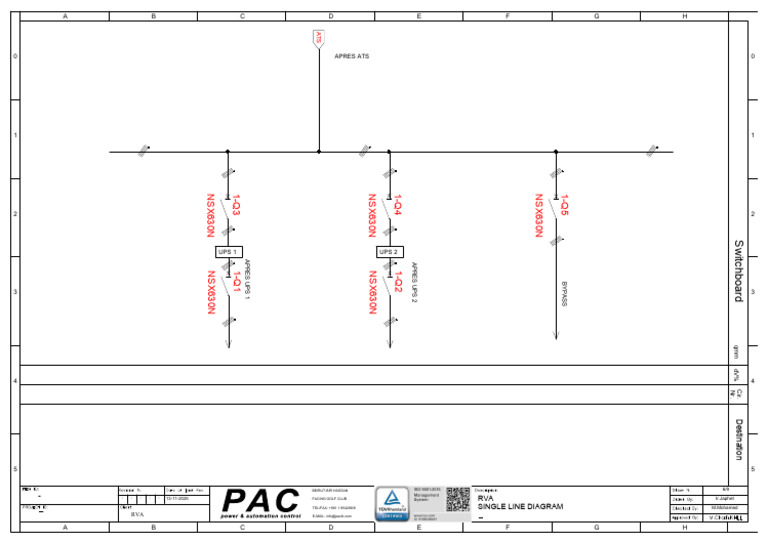 Single Line Diagram Model 1 | PDF