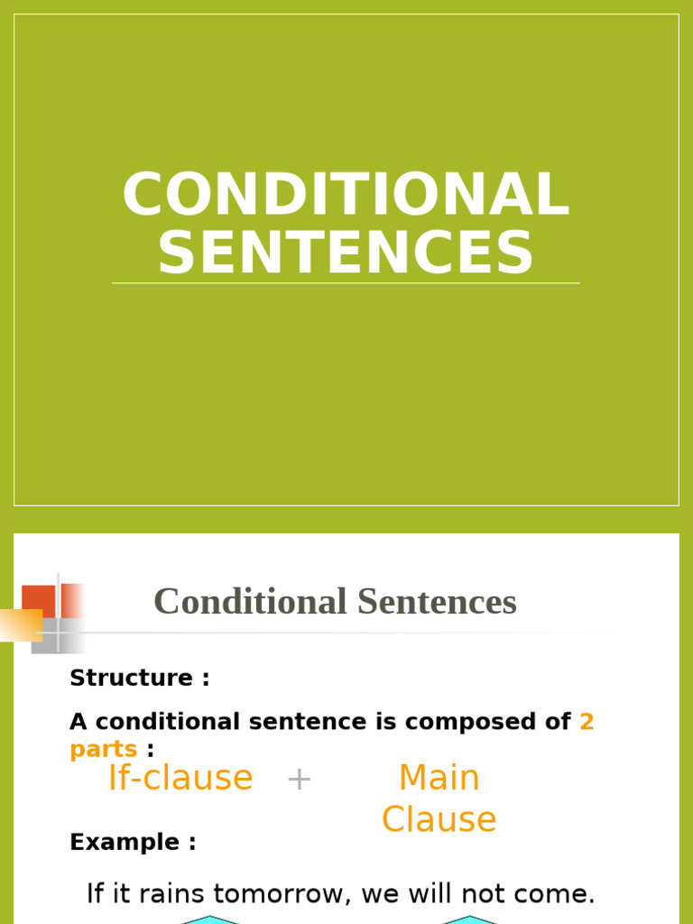 Conditional Sentences Class (2) | PDF | Linguistics | Grammar