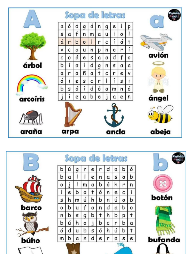 Sopa de Letras | PDF