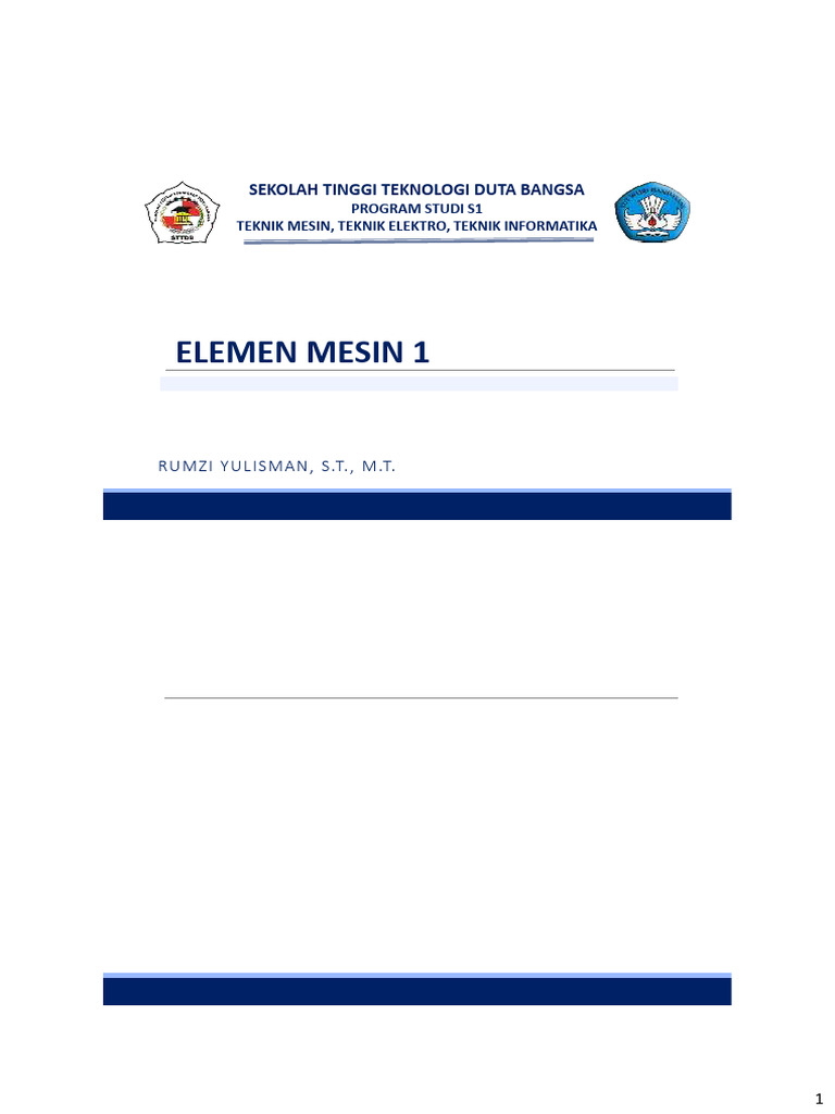 Tegangan Bending dan Torsi pada Elemen Mesin | PDF