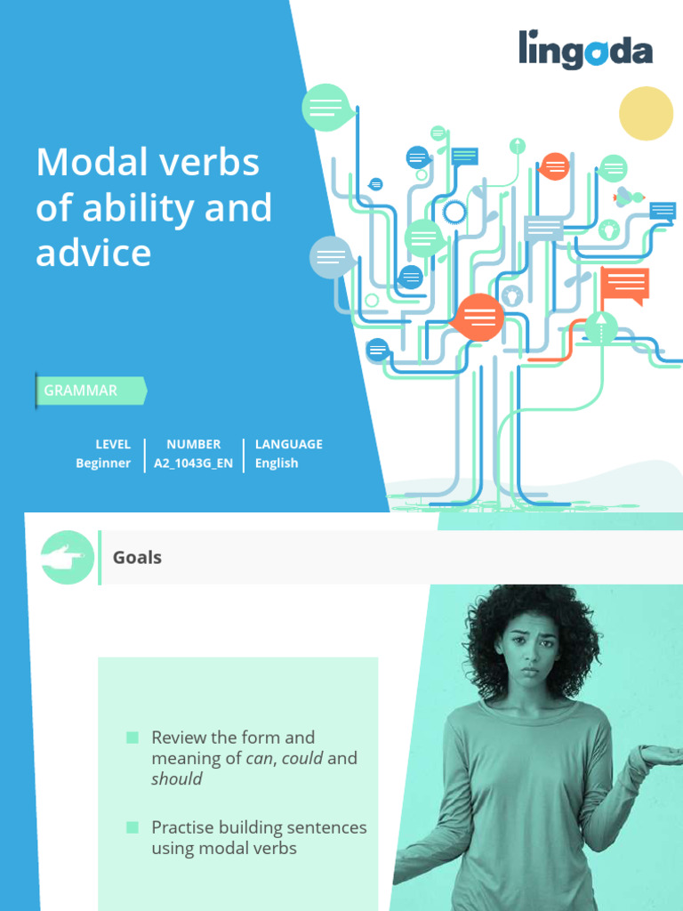 Modal Verbs of Ability and Advice | PDF | Verb | English Language