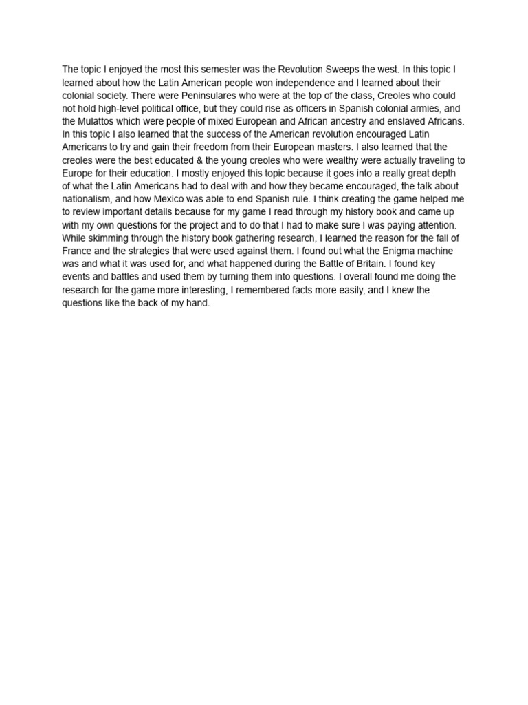 Written Reflection | PDF