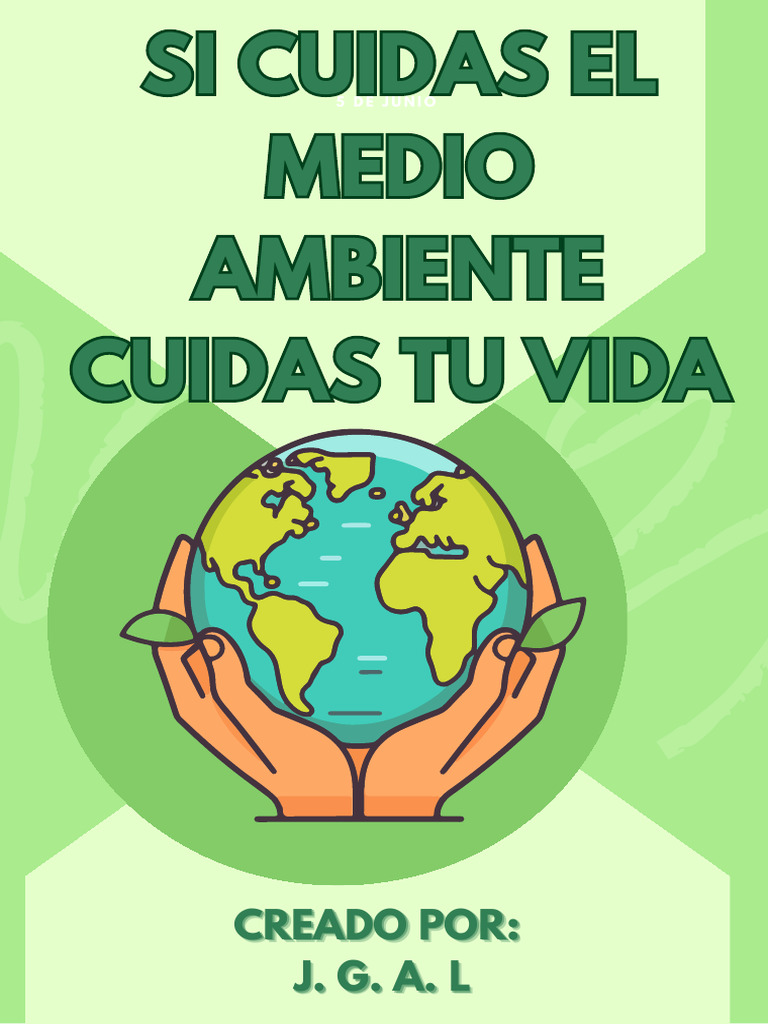 Póster Cartel Día Del Medio Ambiente Ecológico Verde | PDF