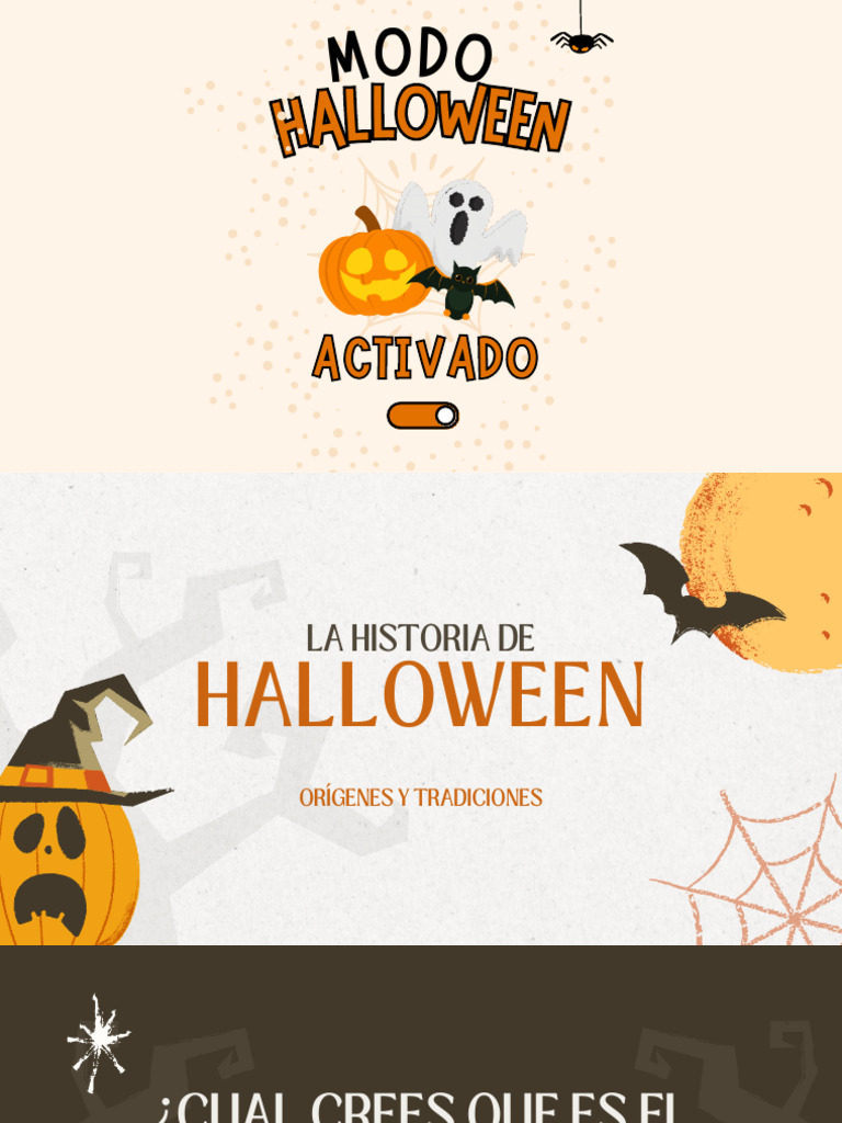 Presentación Historia de Halloween Ilustrada Infantil | PDF