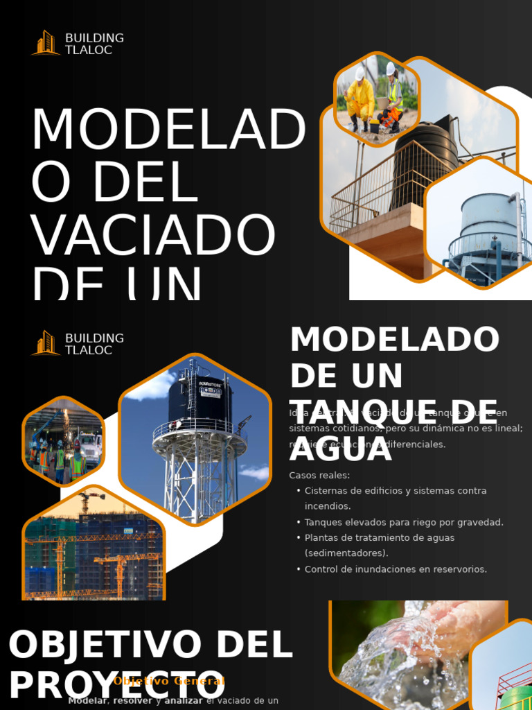 Proyecto Vaciado de Un Tanque EDO | PDF | Ecuaciones | Ecuación diferencial ordinaria