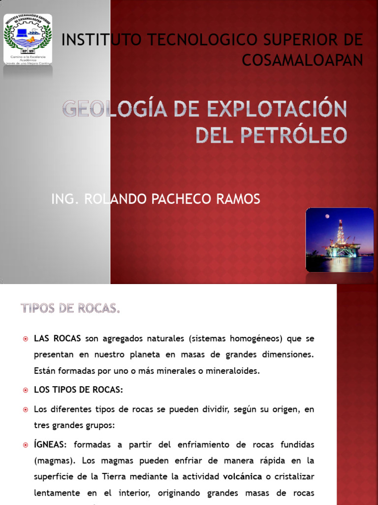 Rocas Almacenadoras y Sello | PDF | Roca (geología) | Depósito de petróleo