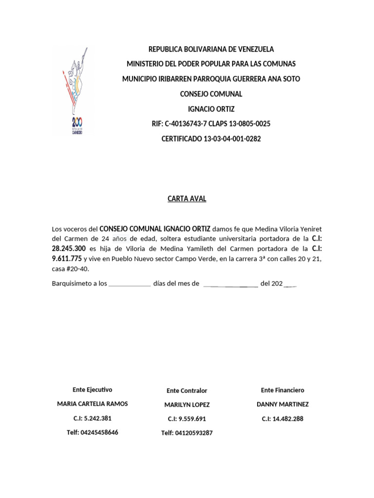 Consejo Comunal | PDF