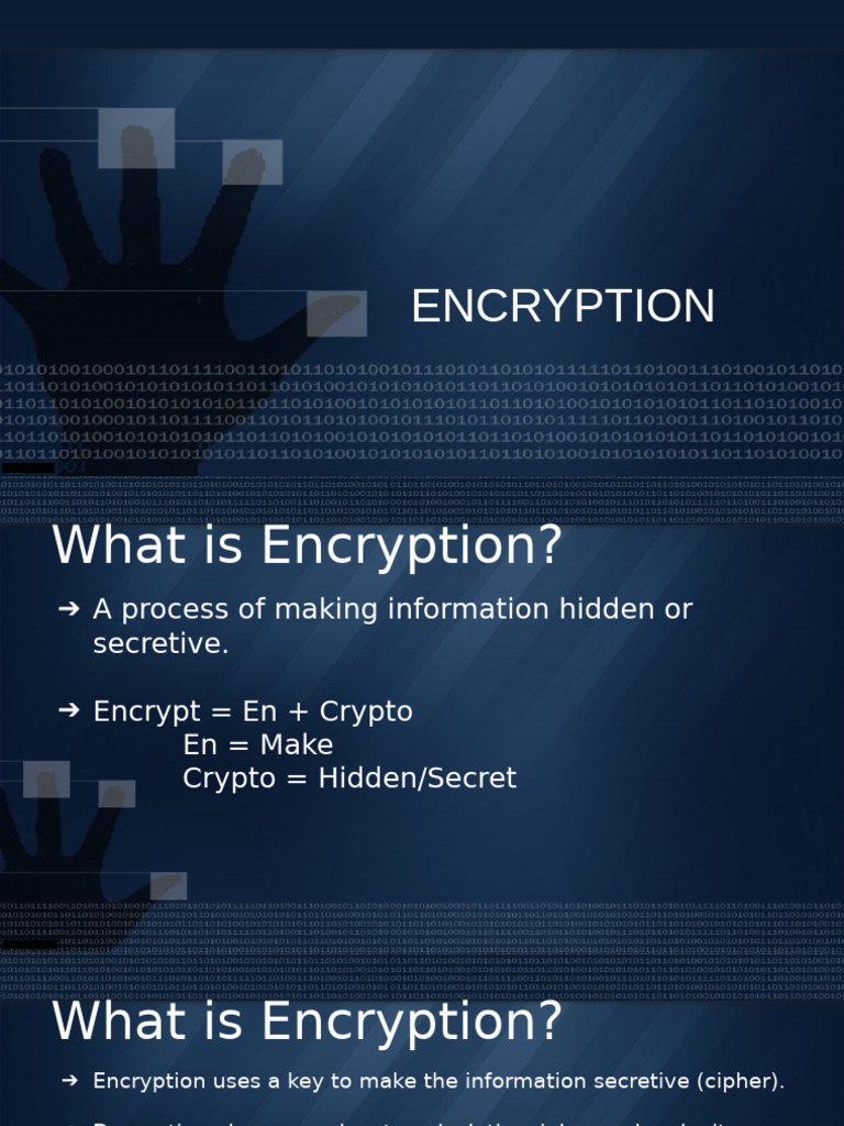 Encryption | PDF