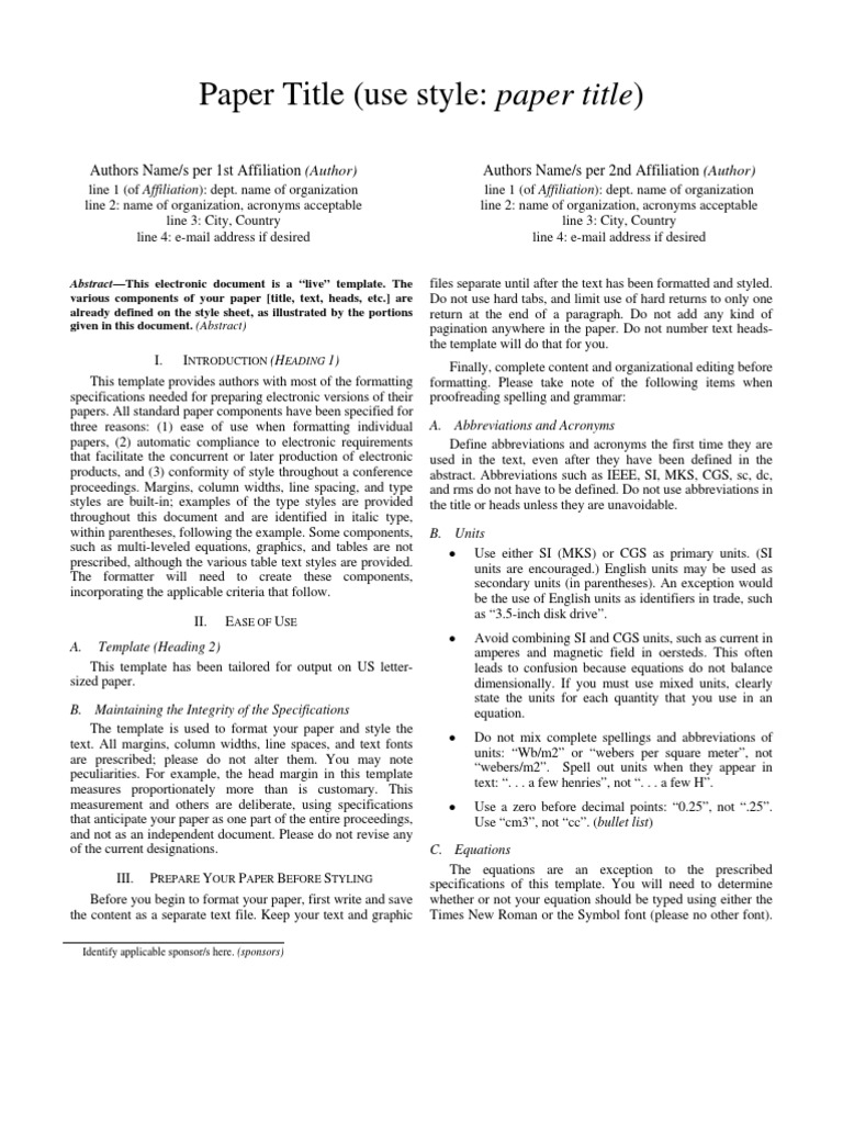 Formato Congreso | PDF | Bracket | Note (Typography)