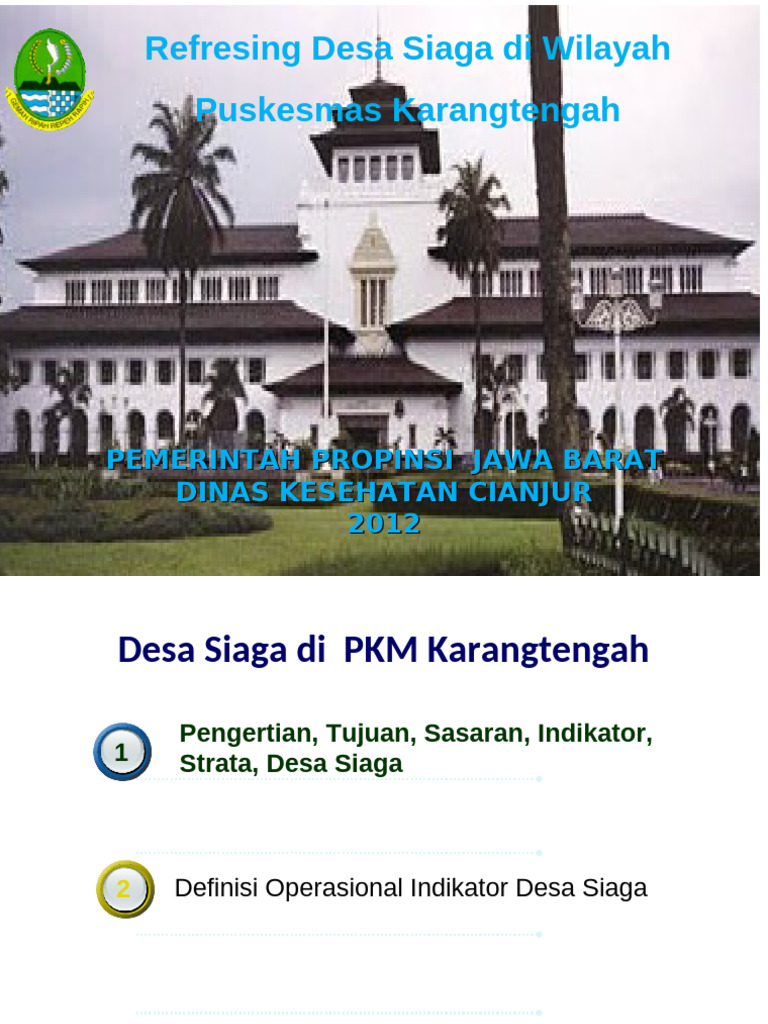Desa Siaga: Program Kesehatan Masyarakat | PDF