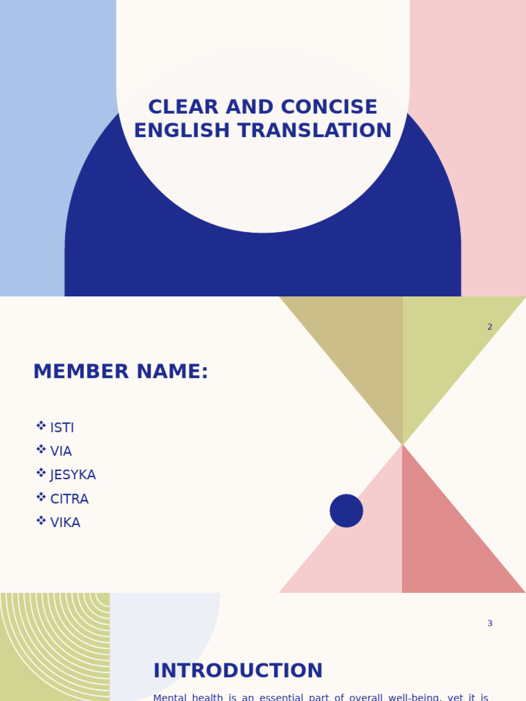 Clear and Concise English Translation | PDF | Mental Health | Social Stigma