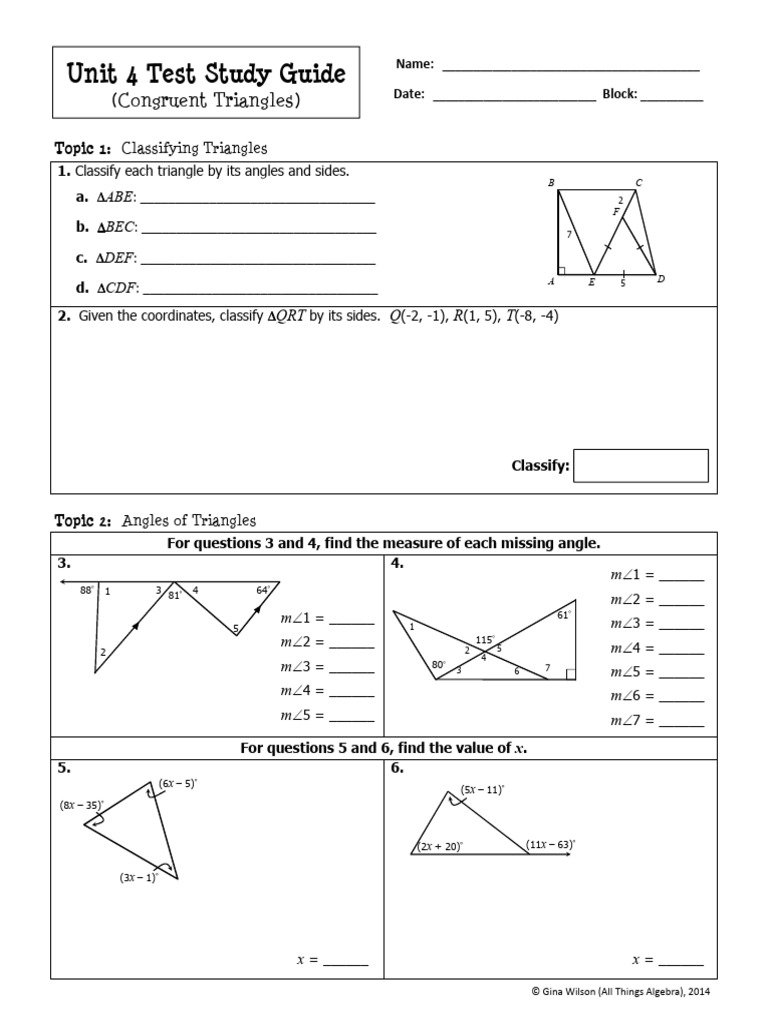 Kami Export - Unit 4 Test Review (1) | PDF | Elementary Mathematics ...