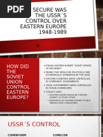Soviet Control of Satellite States | PDF | Eastern Bloc | Soviet Union
