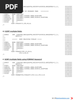 JCL Sort Utility Examples and Usage | PDF | System Software | Binary ...