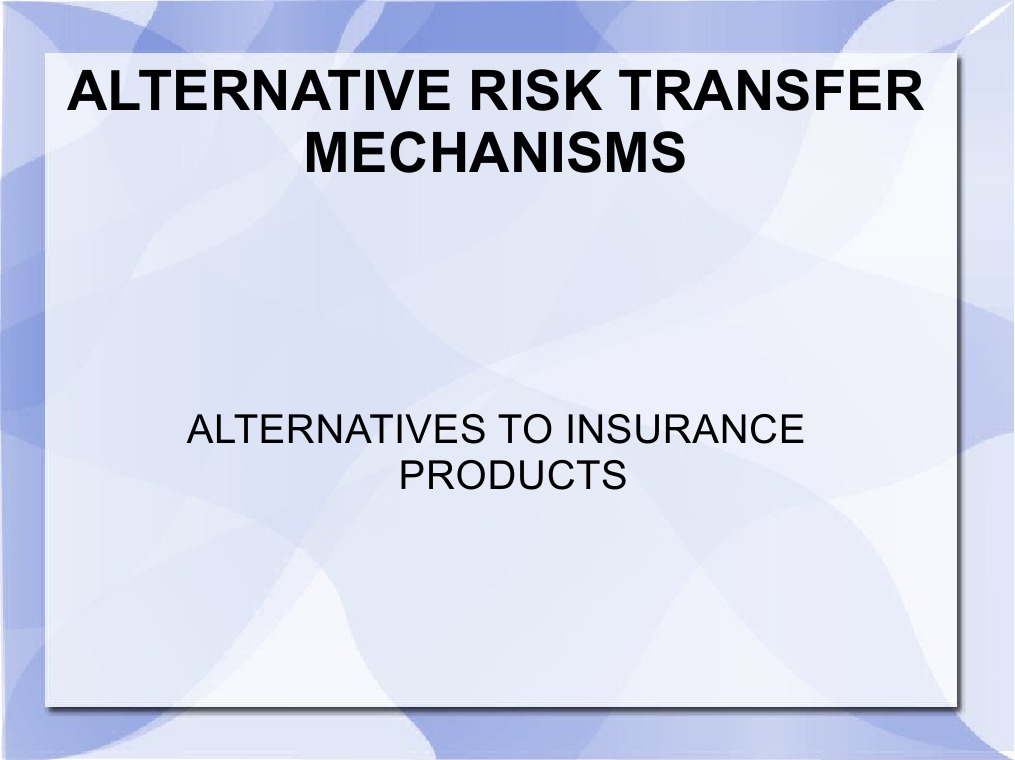 Alternative Risk Transfers | PDF | Bonds (Finance) | Insurance