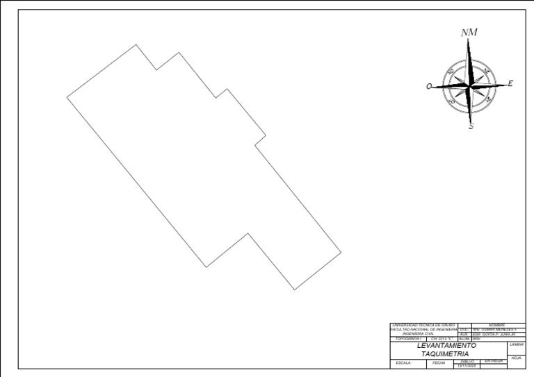 Plano en Borrador Taqui | PDF