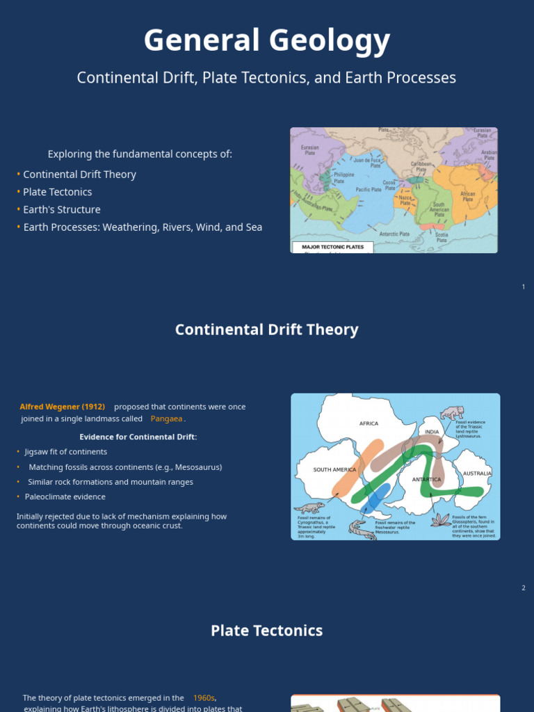General Geology Group 2 | PDF | Plate Tectonics | Earth