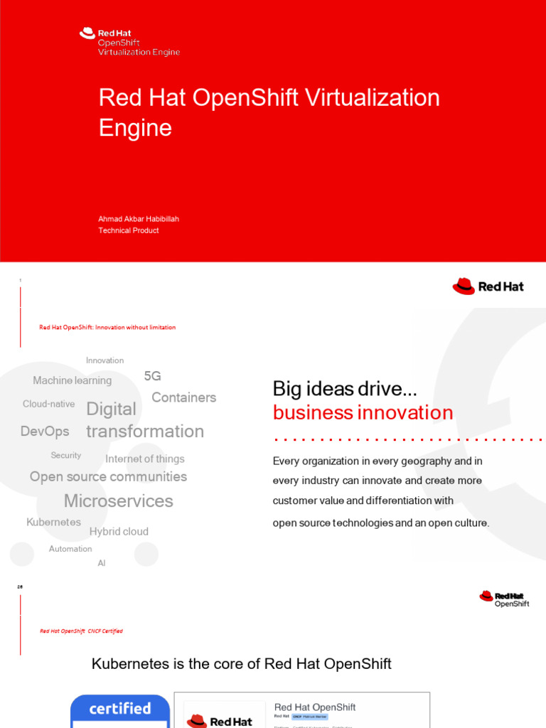 OpenShift Virtualization Engine Overview | PDF | Virtual Machine ...
