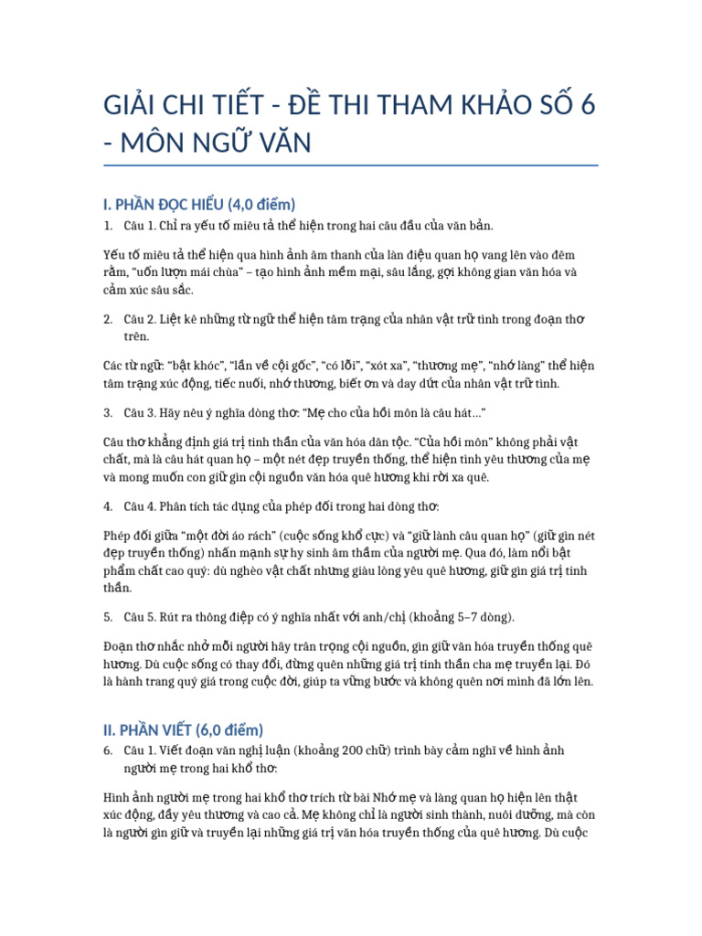 Giai de Tham Khao So 6 | PDF